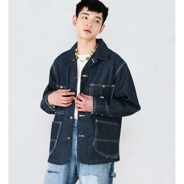Jacket JACKE Jeans Men Lee UNION Made Chore Jacket genuine Japan ...