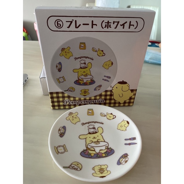 sanrio Japan pompompurin kuji ceramic plate Christmas gift cute kawaii ...