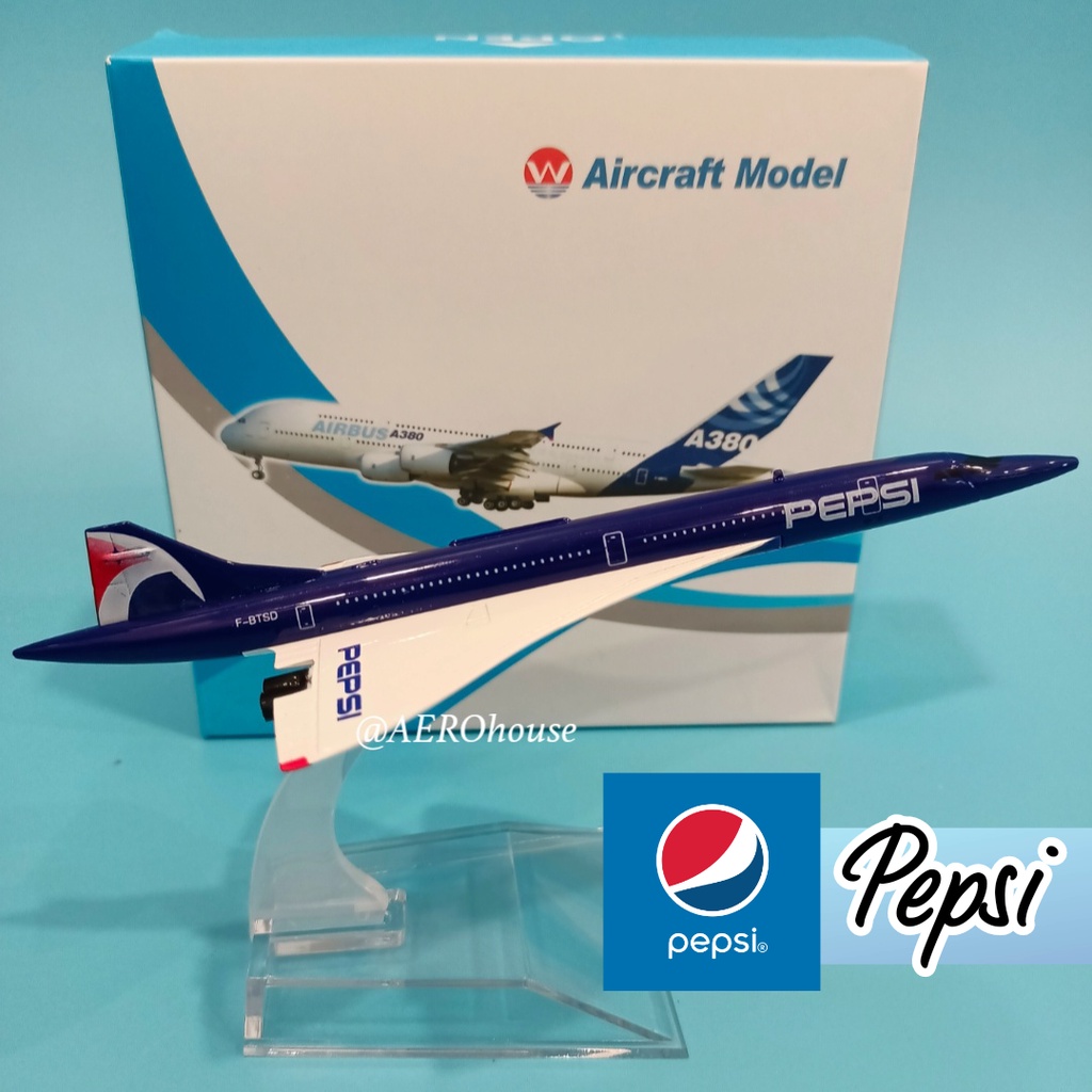 Latest Aeroplane/153 Aircraft Model- Pepsi F-BVFB Concorde Vehicle ...