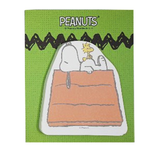 Peanuts Snoopy&Friends 30sheets Sticky Notes Memo Pad Bookmark Index ...