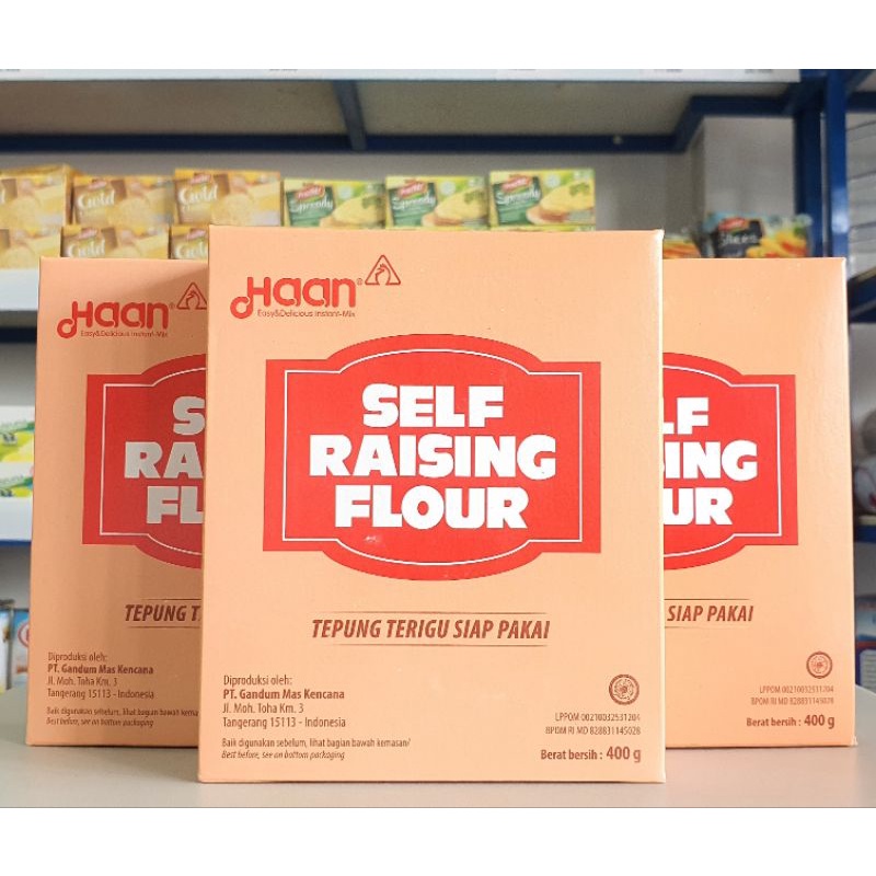 Haan Self Raising Flour 400Gr / Haan Self Raising Flour 400Gr | Shopee ...