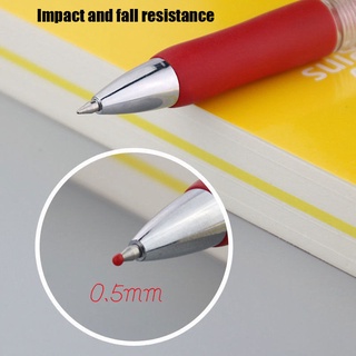 Retractable pens refills Set black/red/blue ink large capacity 0.5 mm ...