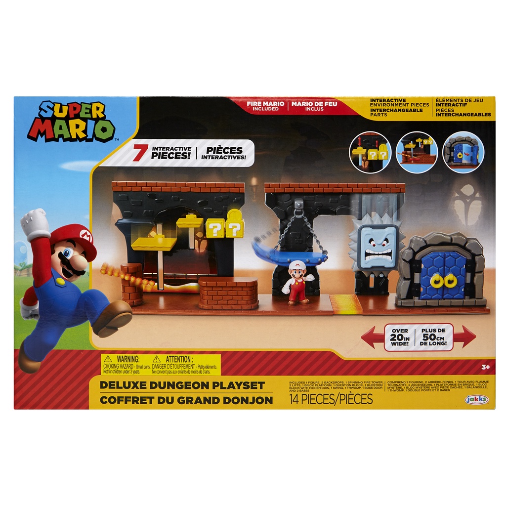 Super Mario Deluxe Dungeon Playset, 14Pcs. | Shopee Singapore