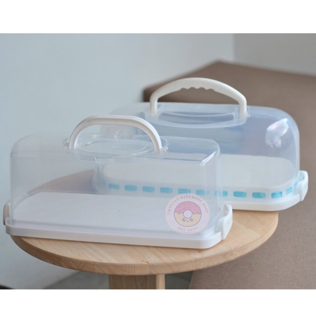 Portable Bread Box with Handle, Loaf/Cake Container/Carrier ...