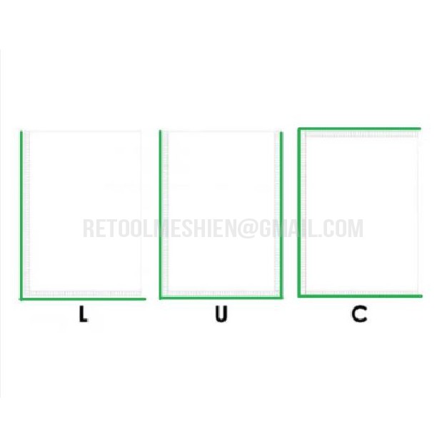 6pcs Super Thick Waterproof Clear A3/A4/F4 Soft File Holder L/U/C Shape ...