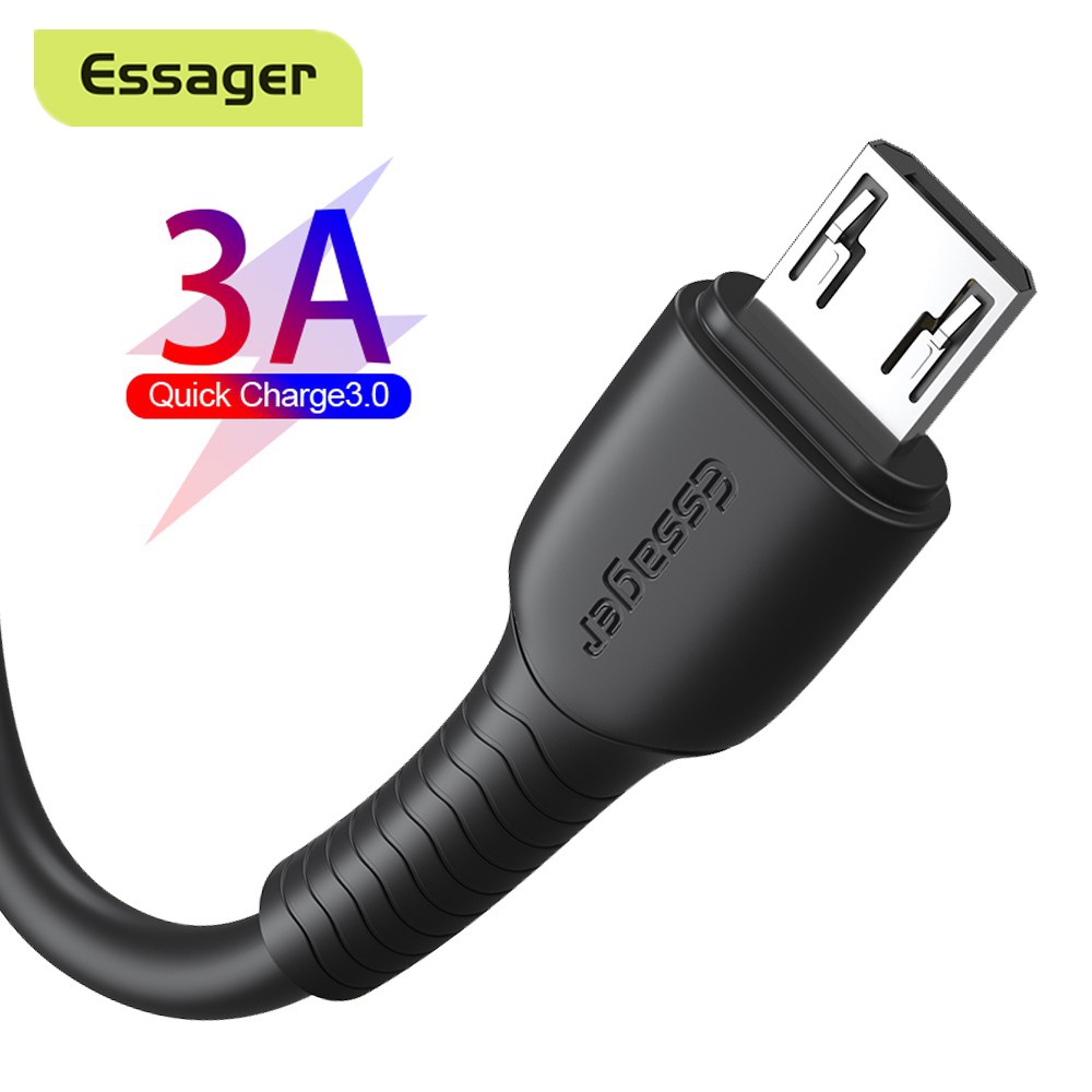 Essager 3A Micro Usb 1M Cable Fast Charging Data Cable For Android ...