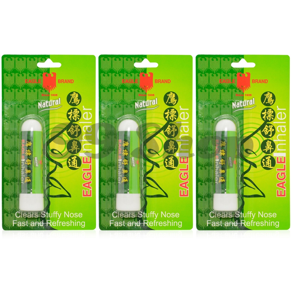 Eagle Brand Inhaler 4g Triple Pack Long Expiry Date | Shopee Singapore
