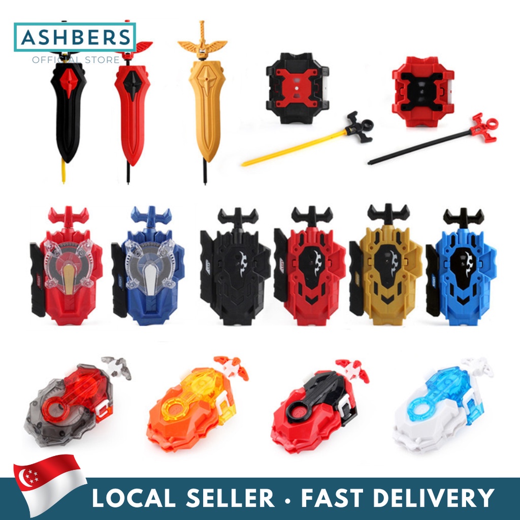 Burst String Beyblade Launcher, (L/R) Two-Way Spin Launcher, Pull-Wire ...