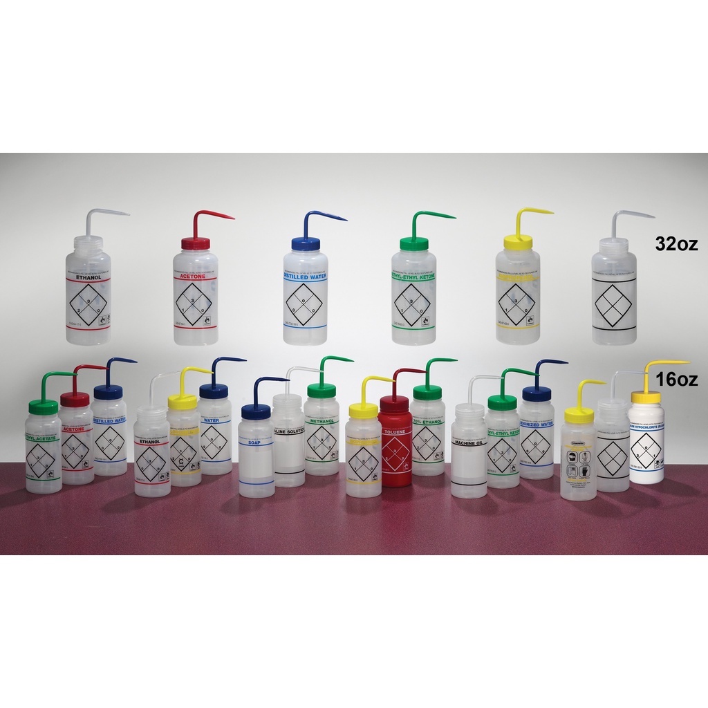 SP BelArt Wide-mouth Wash Bottle 500ml (Acetone/IPA/Ethanol/Distilled ...