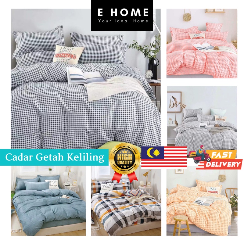 [EHome] Bedsheet for Homestay Sarung Tilam Cadar Fitted Bedsheet ...