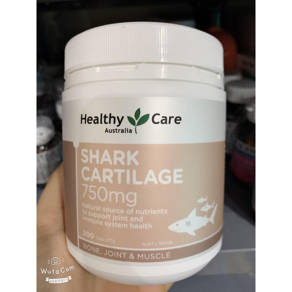 Shark Cartilage capsules 750mg [Australia] Healthy Care Shark Cartilage ...