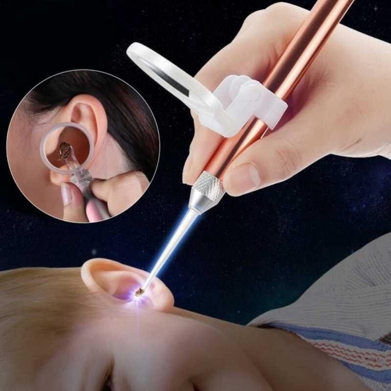 Baby Ear Cleaner Lighted Ear Light Ear Spoon Digging Child With Lamp ...