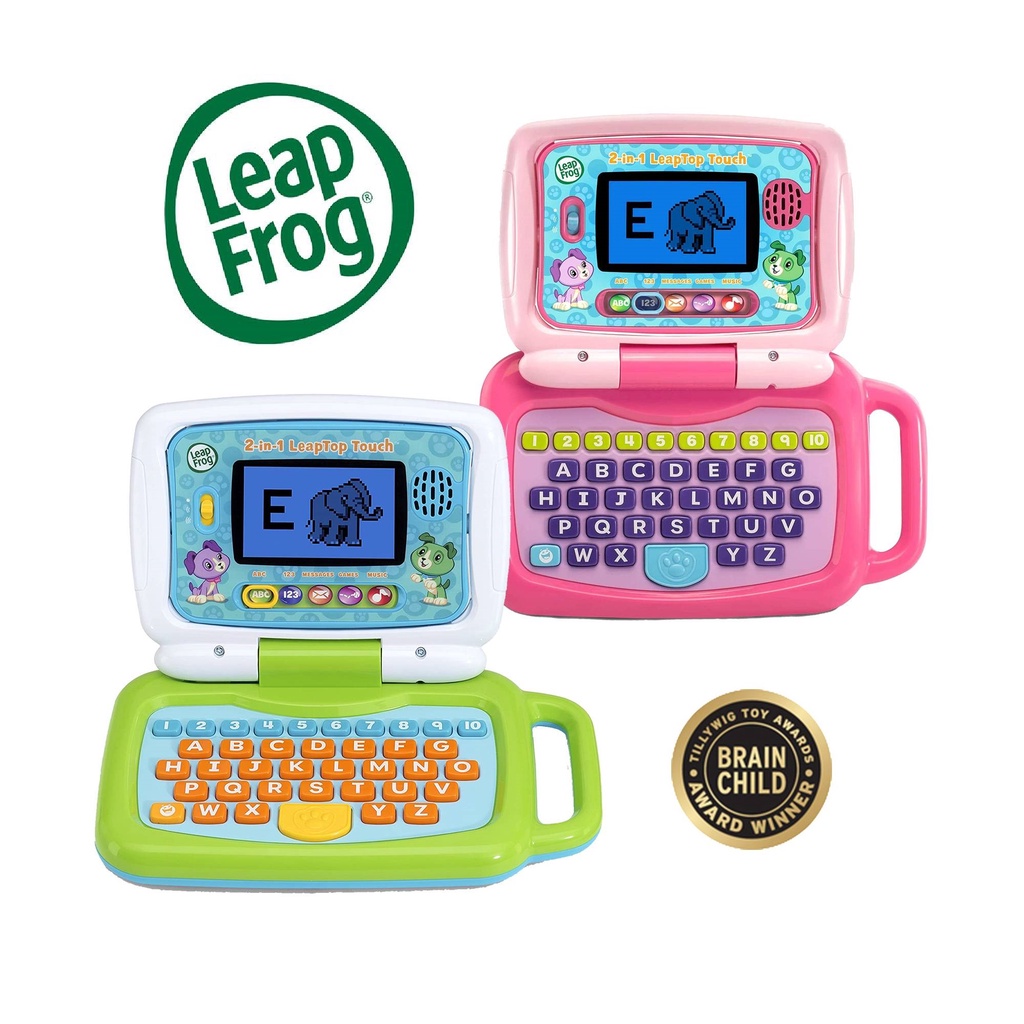 LeapFrog 2-in-1 LeapTop Touch / Available in Pink or Green | Shopee ...