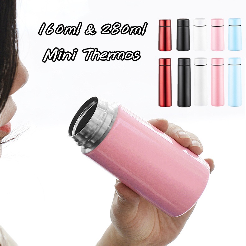 🔥Ship 24H🔥Mini Pocket Vacuum flask 304 Stainless Steel Portable Mug ...