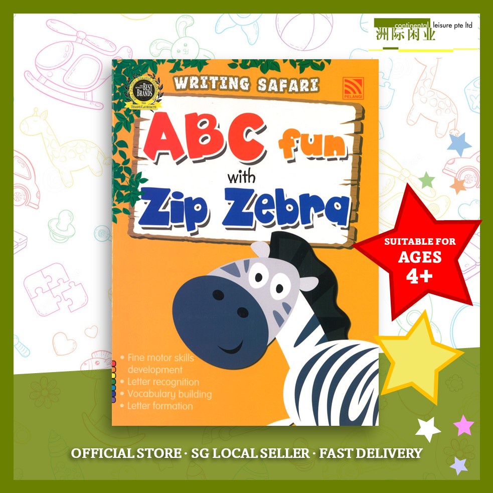 Writing Safari : ABC Fun With Zip Zebra ( 9789830067520 ) | Shopee ...