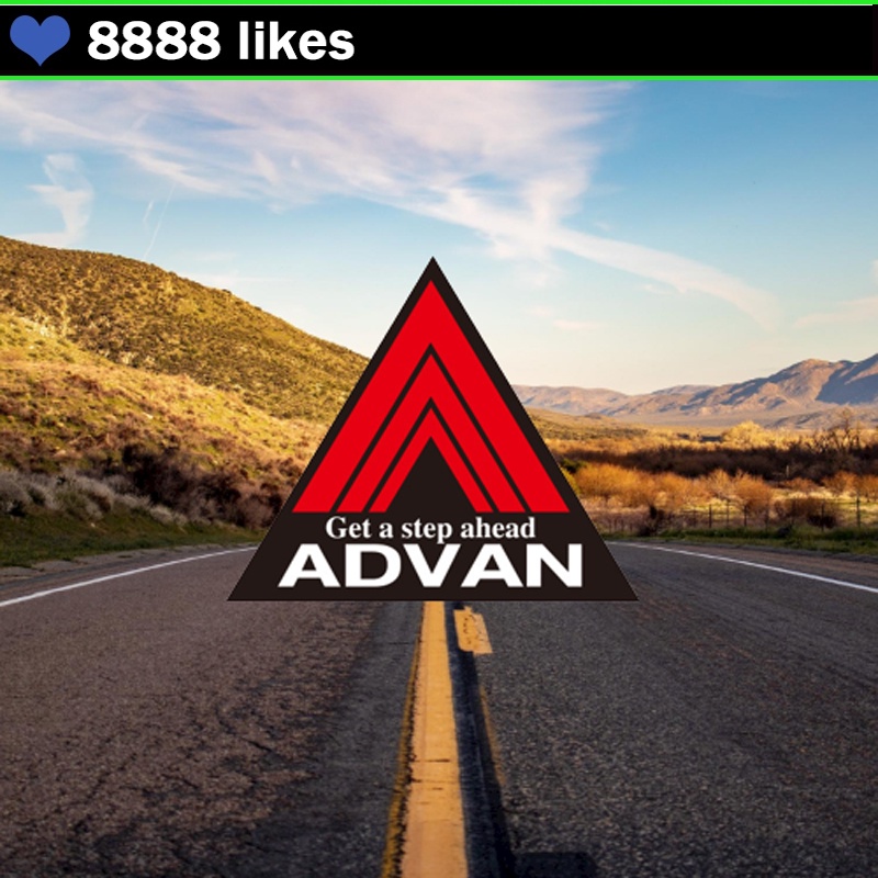 Advan Racing Decal Stickers JDM Drift Decal for Your All Cars Racing ...