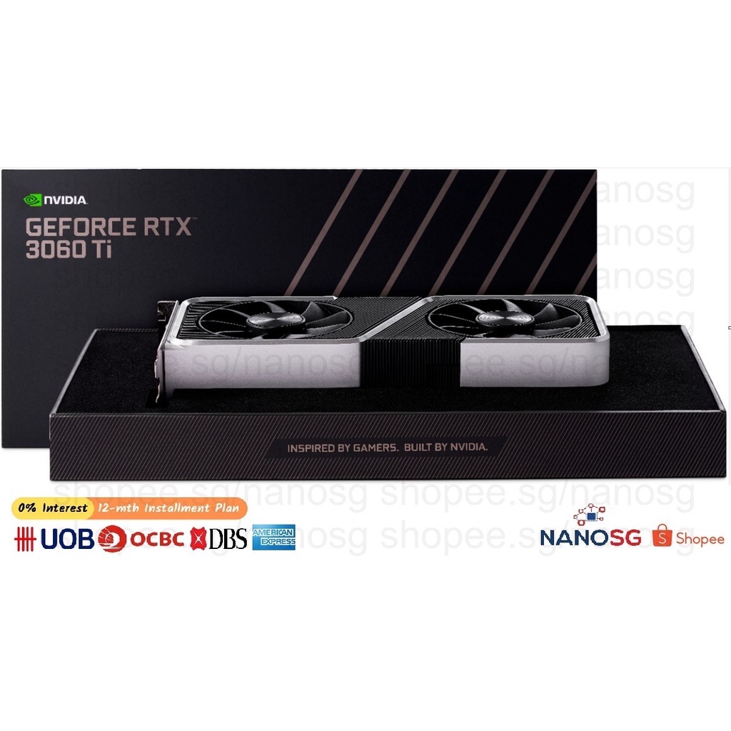 [ Ready Stock ] NVIDIA GeForce RTX 3060 Ti Founders Edition 8GB GDDR6 ...