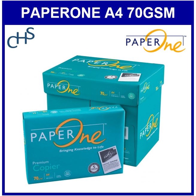 PaperOne 70gsm A4 Paper One Copier Paper 1 Ream | Shopee Singapore