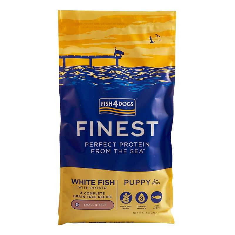 FISH 4 DOGS Finest Fish 4 Puppy 12Kg (Ocean Whtfish)(S/B) | Shopee ...