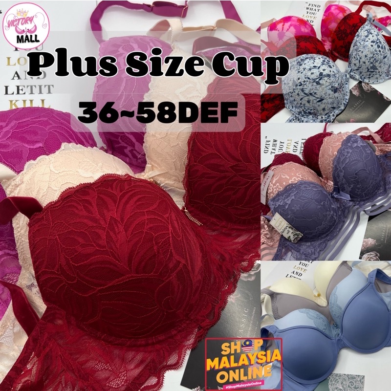 Bra BIG CUP C/D/E/E/F/G/H/I Women Wired Bra Europe Size Steel Ring Bra ...