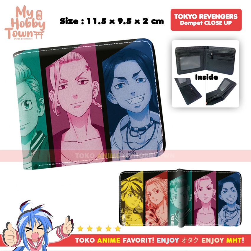 Anime Wallet Tokyo Revengers Tokyo Manji Gang Close Up Mikey Baji ...