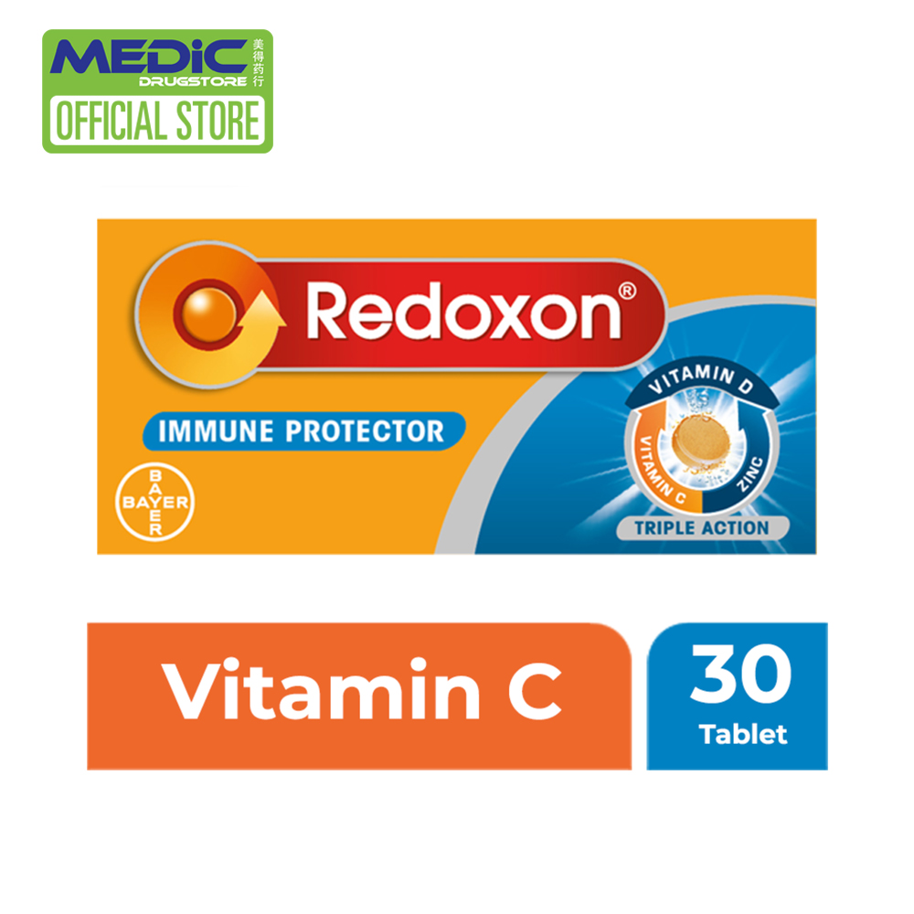 Redoxon Triple Action Orange Effervescent Tablets 30s - By Medic ...