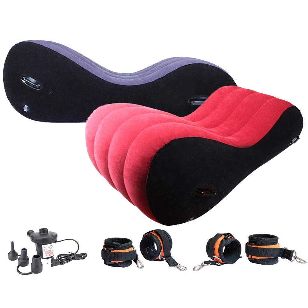 Inflatable Sex Sofa S Pad Foldable Bed Furniture Adult Chair Positions Wedge Pillow Cushion For
