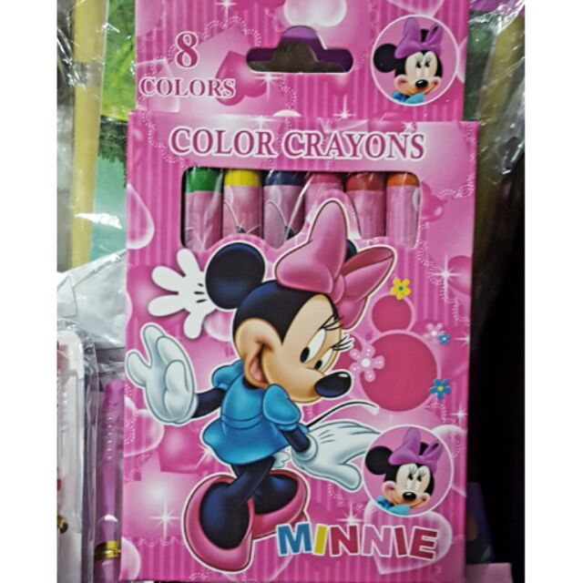 CRAYONS (8s): MINNIE MOUSE | Shopee Singapore