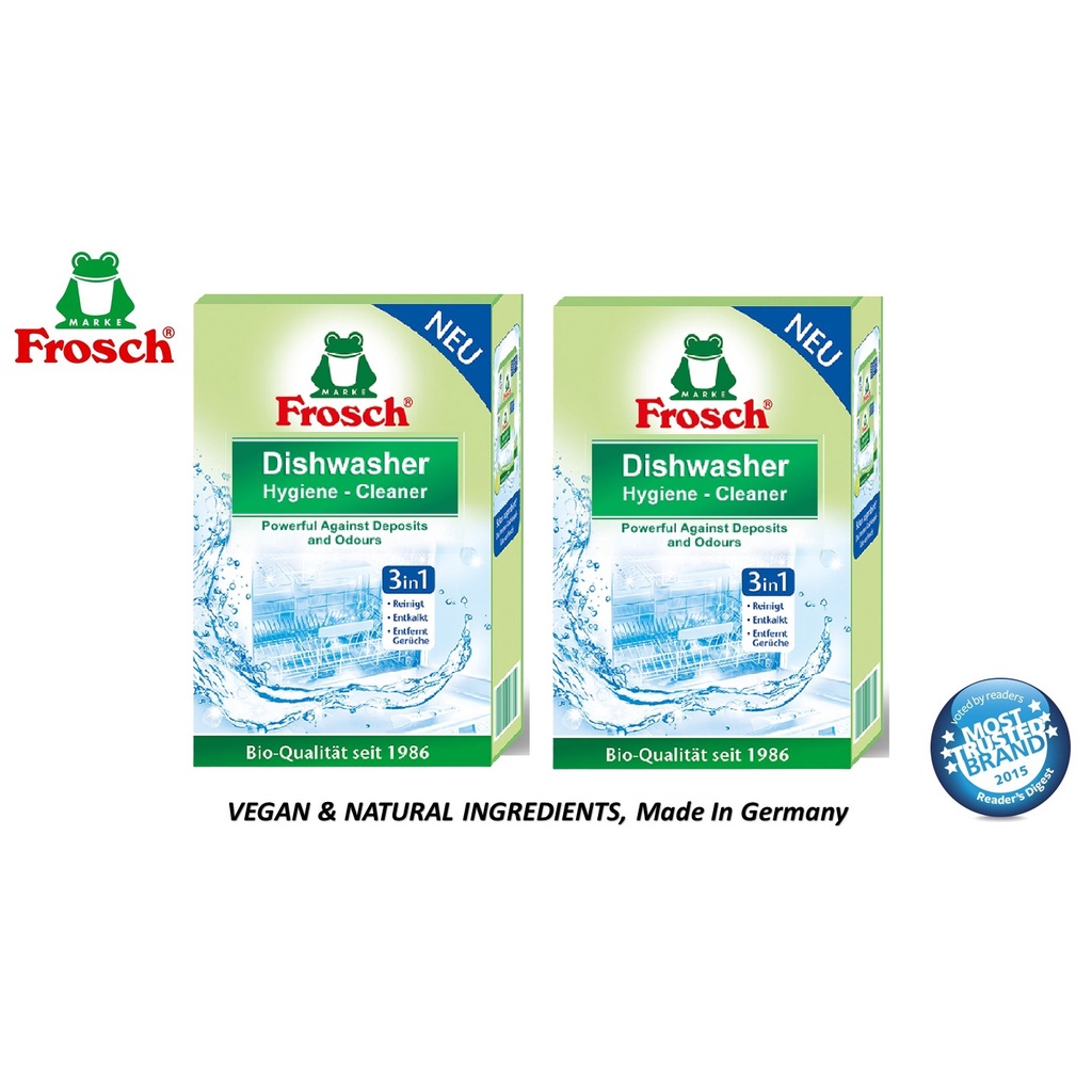 Frosch Dishwasher Hygiene Cleaner 125G x 2pcs **NEW LAUNCH** | Shopee ...