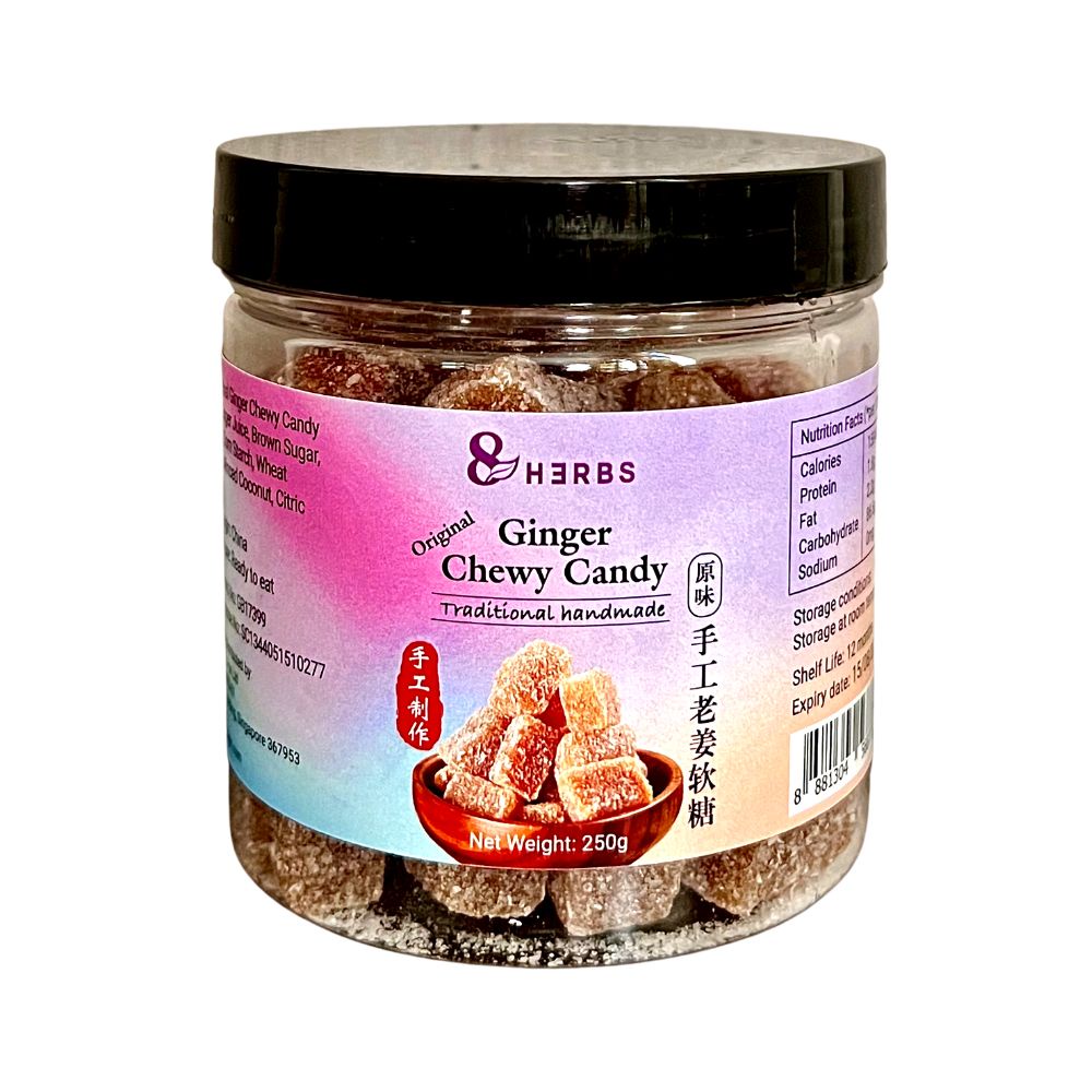 [SG Ready Stock] Ginger Chewy Candy 250g 手工老姜软糖-Original & Sesame ...