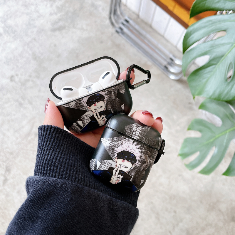 airpods pro case jujutsu kaisen gojo satoru cartoon anime airpods 2 ...