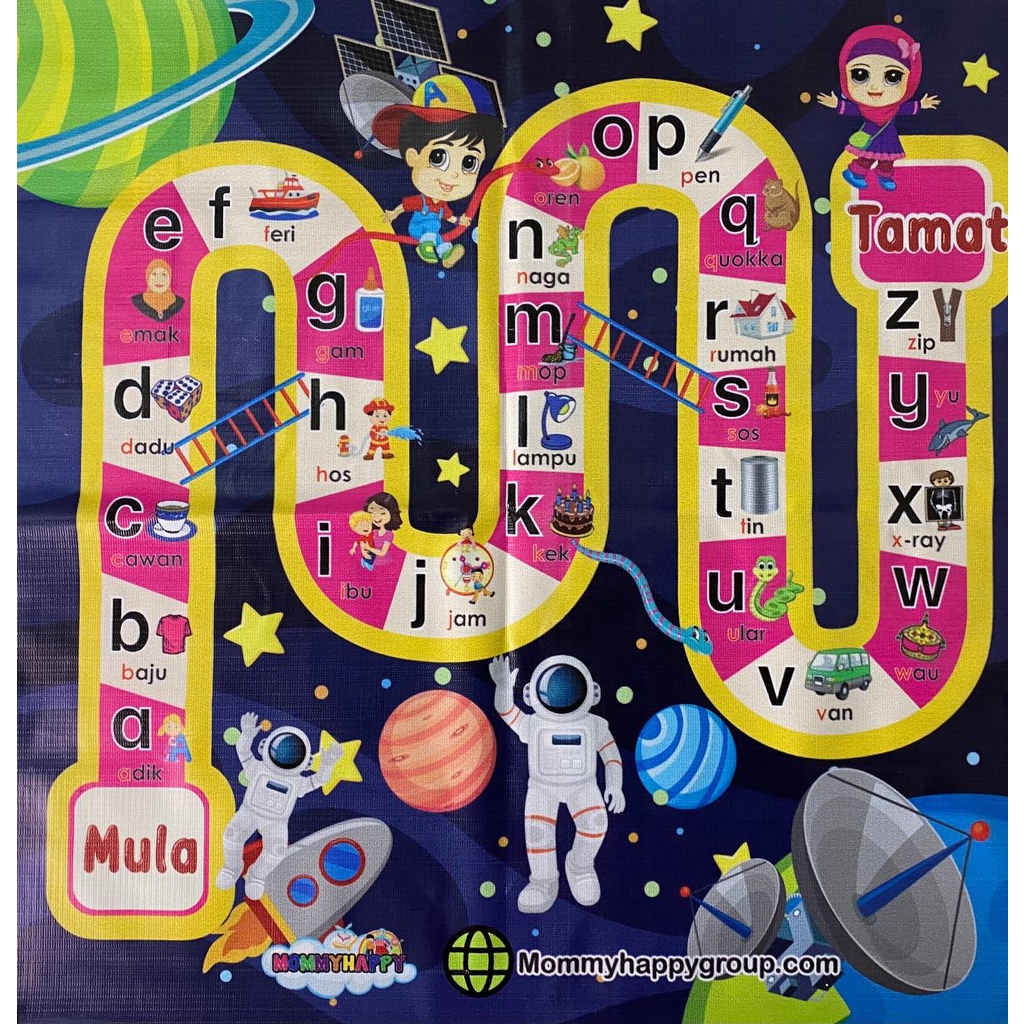 Dam Banner Number / Number / Dam Jawi Letters / Dam ABC / Tengteng ...