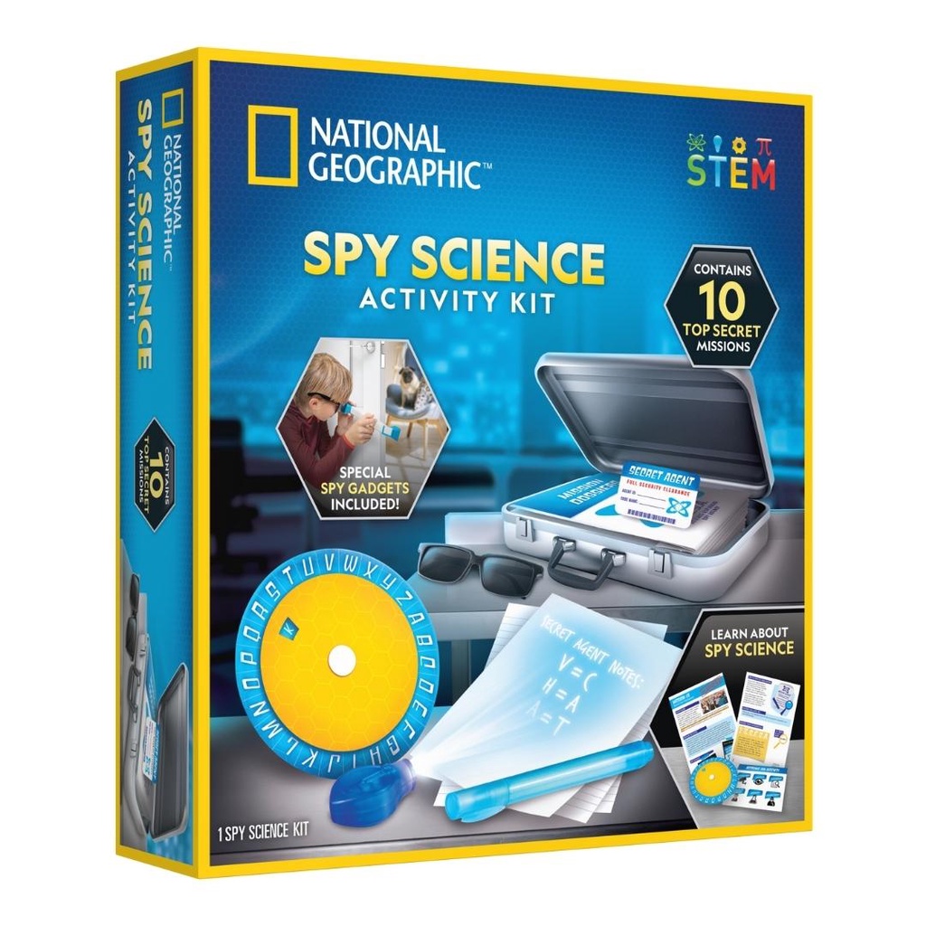 National Geographic - Spy Science Activity Kit | STEM Educational Toys ...