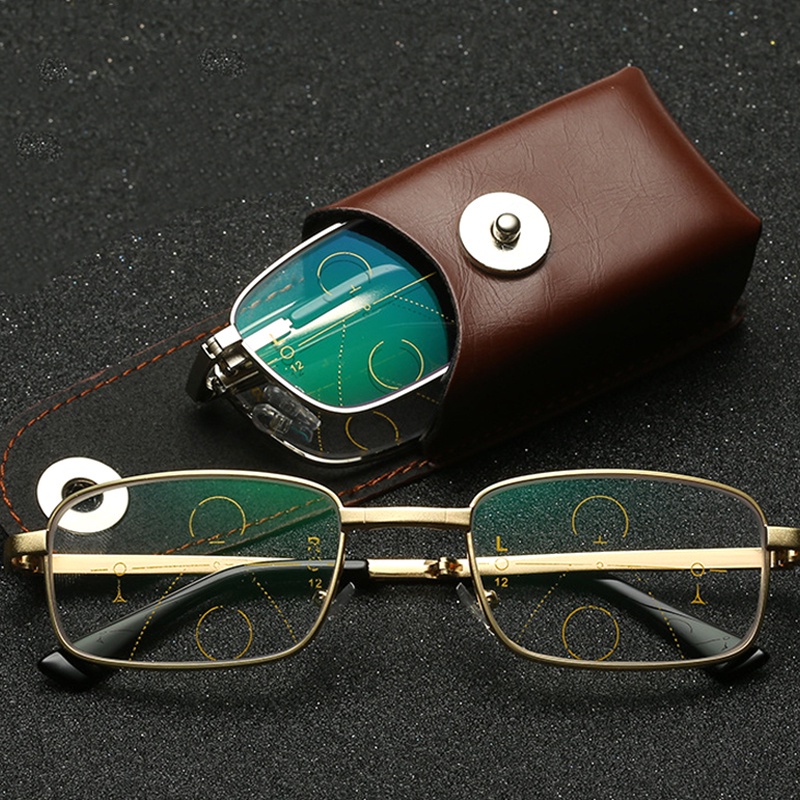 1 Pair of Fashionable and Portable Foldable Elderly Glasses with ...