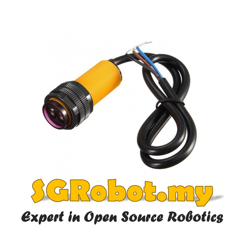 Arduino Adjustable 3-80cm E18-D80NK IR Infrared Range Sensor Switch | Shopee Singapore