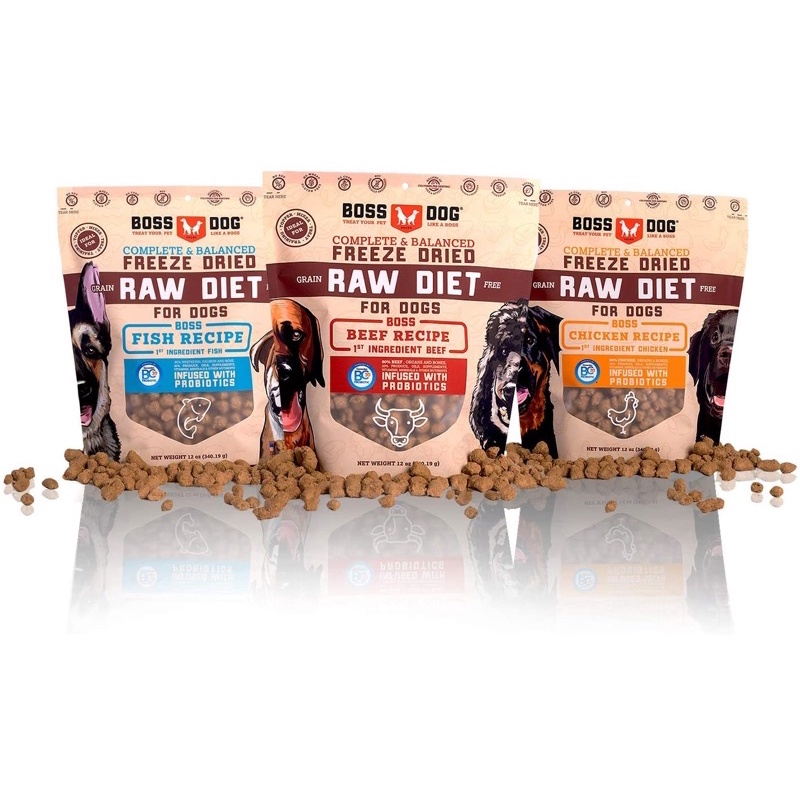 *New Flavor - Pork!* Boss Dog Complete & Balanced Freeze Dried Raw Diet ...