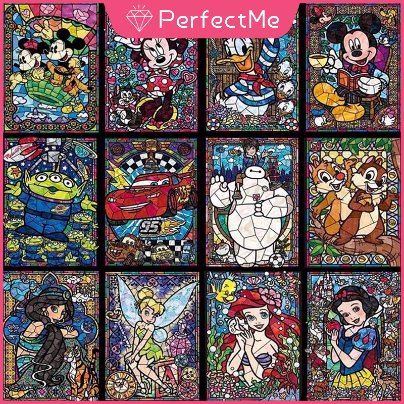 PM Disney Cartoon Characters 5D Diamond Cross Stitch Diamond Painting ...