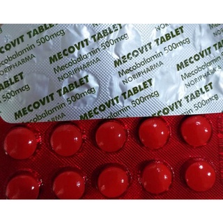 MECOVIT 500mcg TABLET VITAMIN B12 10'S/10X10'S ~ for nerve health ...