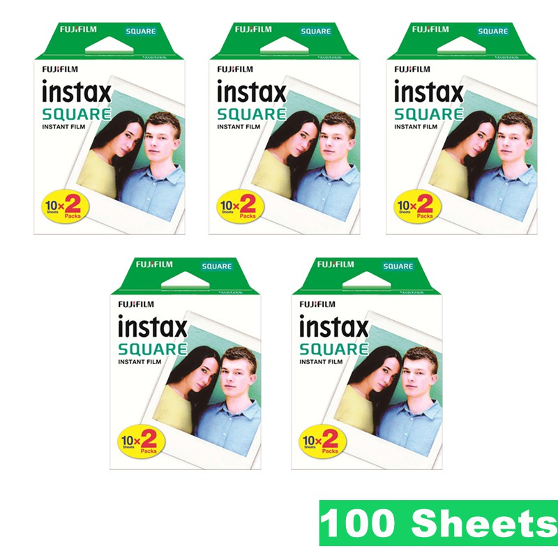 100 Sheet Fujifilm Instax Square Film for SQ10 SQ6 SP-3 | Shopee Singapore