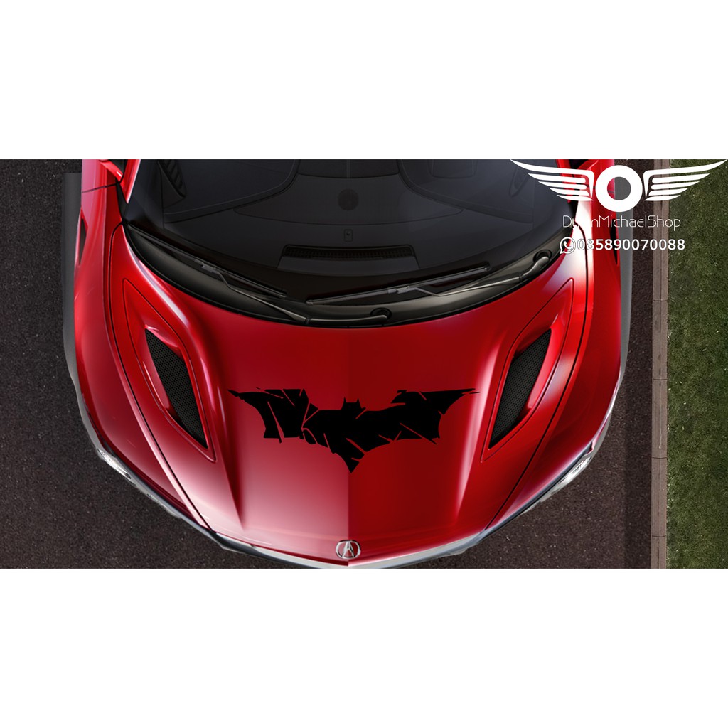 MESIN Batman grape Logo car sticker 50cm cool hood body sticker ...