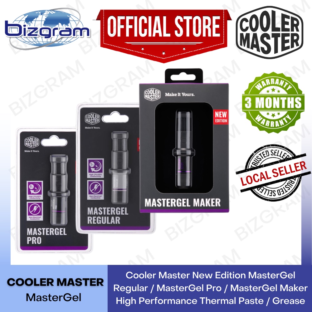 Cooler Master New Edition MasterGel Regular / MasterGel Pro / MasterGel ...