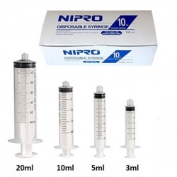 Nipro Sterile Syringes w/o Needle Luer Slip (Size: 3ml |5ml |10ml |20ml |50ml) (BOX) | Shopee ...