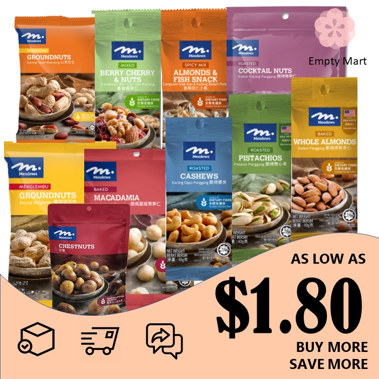 Meadows Sunflower Seeds Macadamia Cocktail Mixed Peas Groundnuts ...