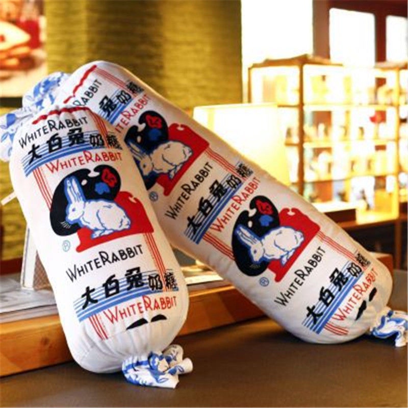 Big White Rabbit Milk Candy Pillow Bed Plush Toy Sleeping Gift Doll ...