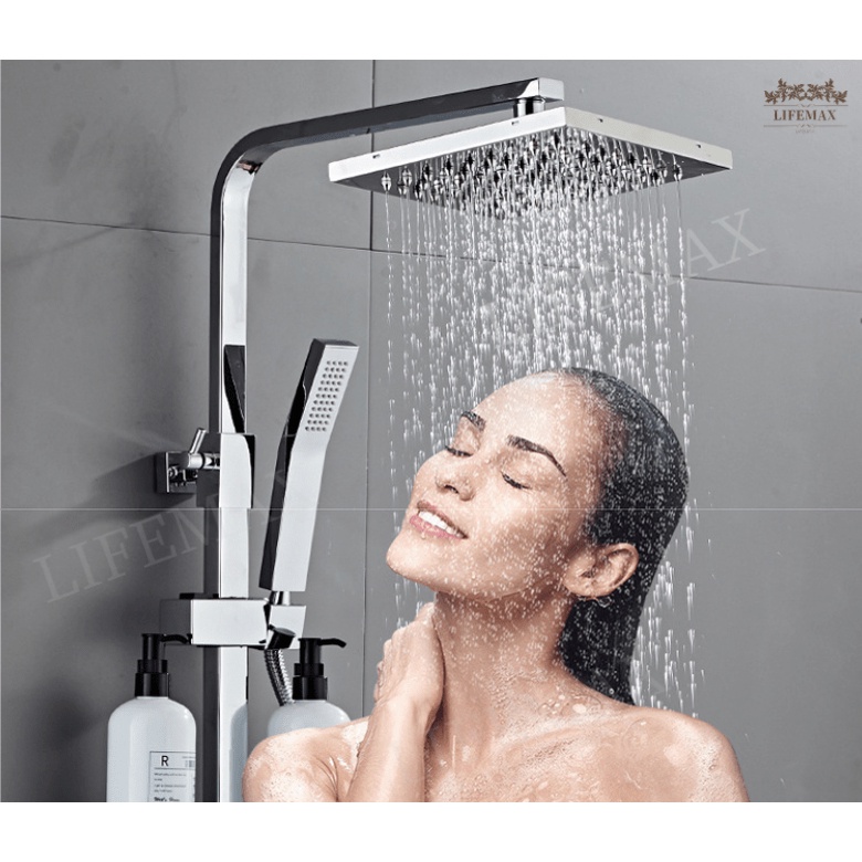 [SG]Stainless Silver Series Rain Shower Set Bathroom Home RainFall ...