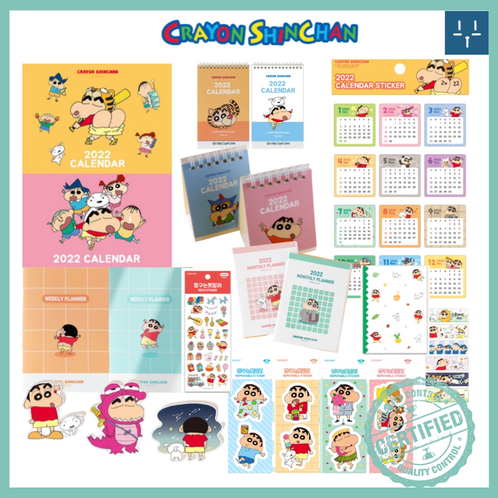 X_[Crayon Shin Chan] mini calendar / shin chan Calendar & Planner ...