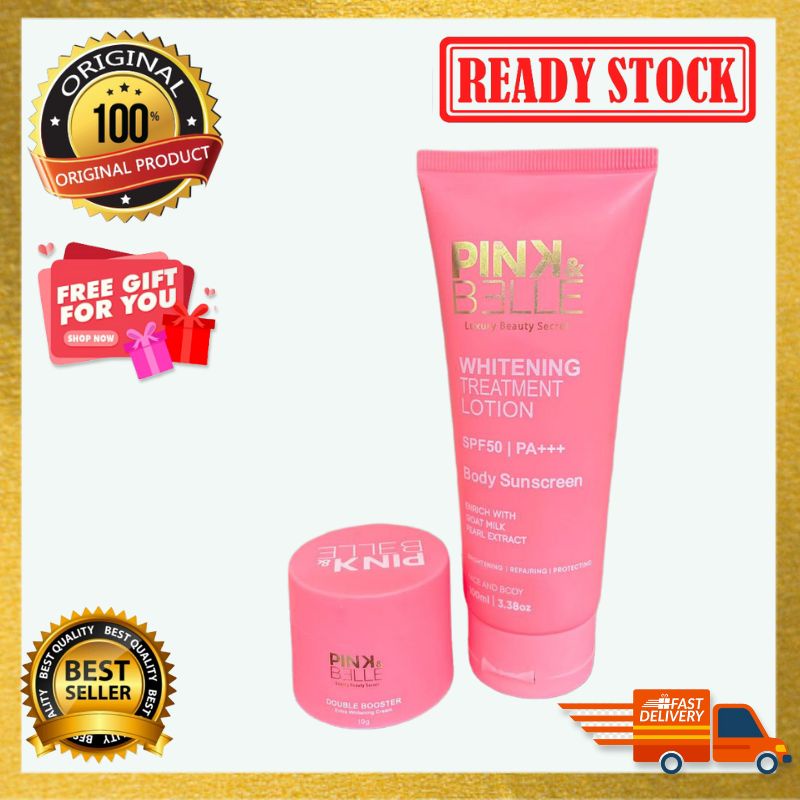 Lotion booster putih kulit Pinkandbelle HQ kulit putih jeragat jerawat ...
