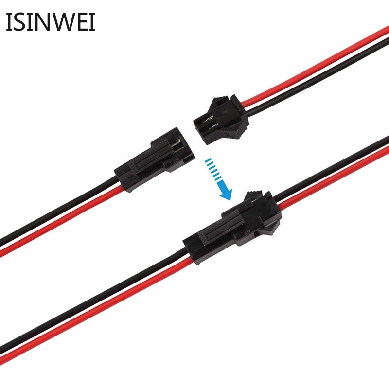 10Pairs 20cm SM2.54 2Pin Plug Male to Female Wire Connector | Shopee Singapore