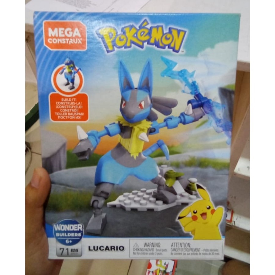 Pokemon Lucario Bricks Original Mega Construx Toy | Shopee Singapore