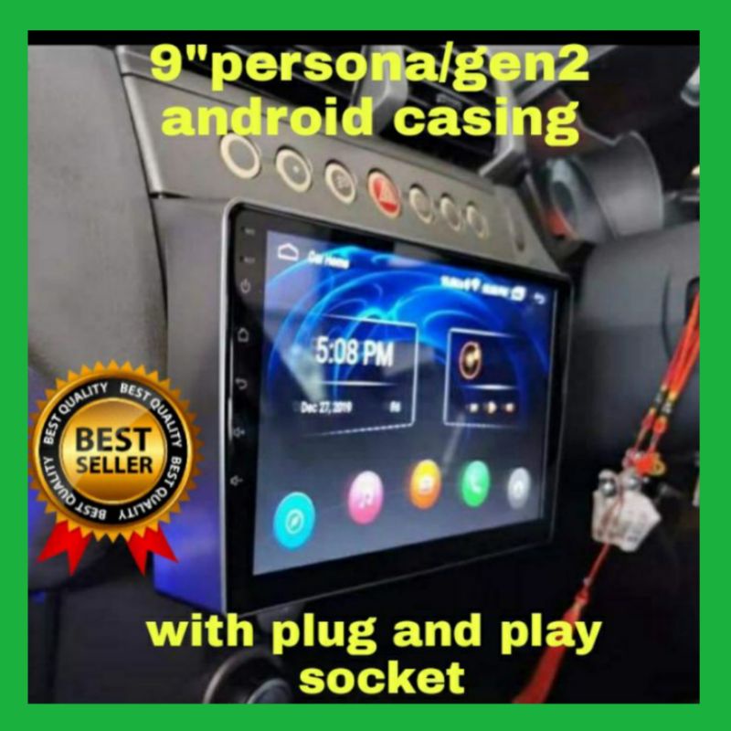 PROTON CAR ANDROID CASING PERSONA/GEN2 WITH PLUG AND PLAY SOCKET ...
